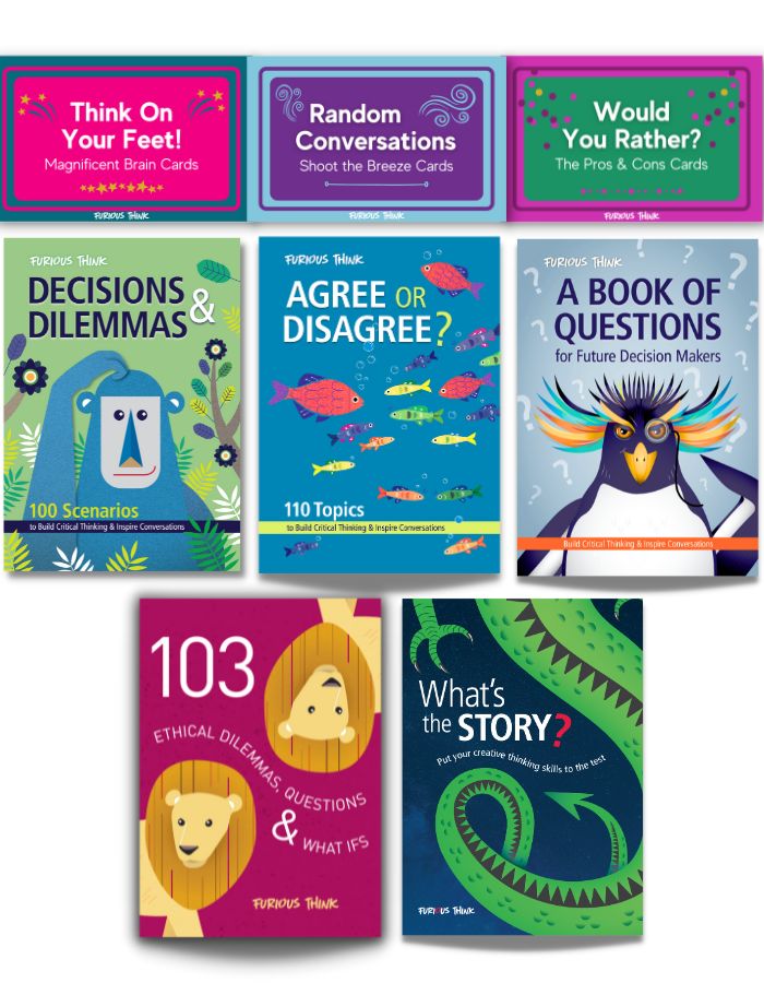 Think, Talk, Imagine: Ebooks & Cards (PDFs) – Furious Think
