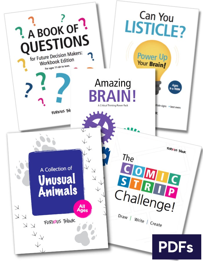 Critical & Creative Thinking Printables (PDFs) - Furious Think